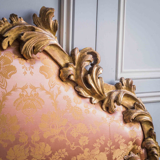 19th C. Italian Rococo Style Giltwood Headboard – La Maison London